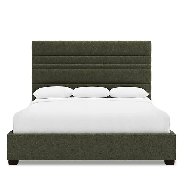 BERNHARDT Murray Storage Bed, King - Olive
