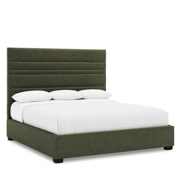BERNHARDT Murray Storage Bed, King - Olive