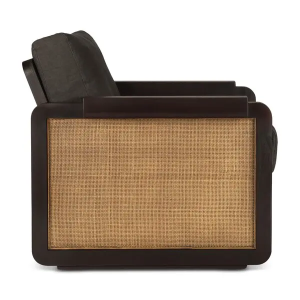 ETHNICRAFT Panel Fabric Lounge Chair