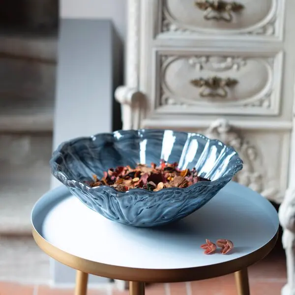 VIETRI Onda Glass Medium Bowl