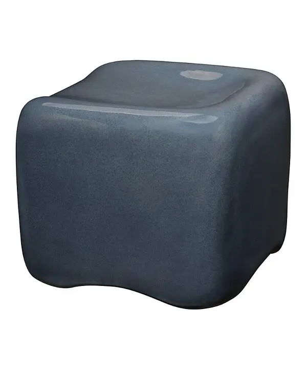 JAMIE YOUNG CO. Cushion Concrete Stool - Navy