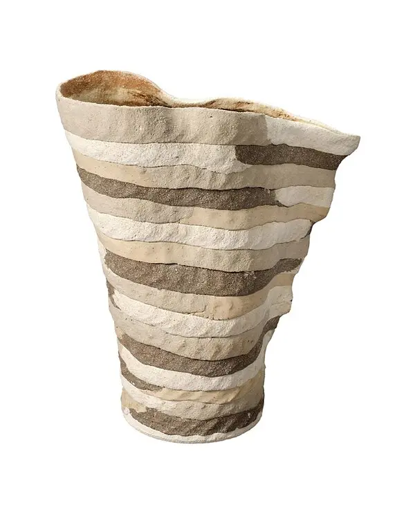 JAMIE YOUNG CO. Textile Porcelain Tall Vase