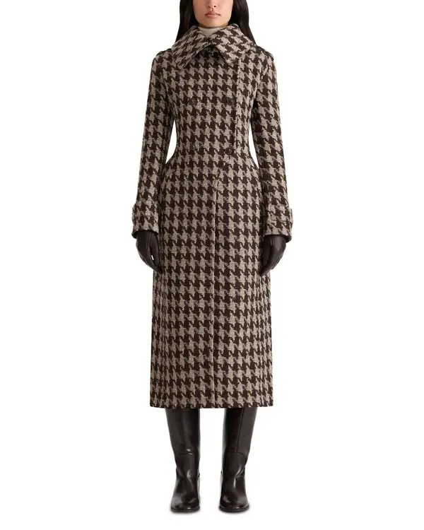 Mackage Houndstooth Belted Coat