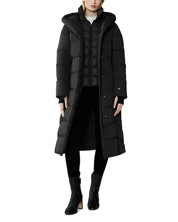Soia & Kyo Talyse-u Down Hooded Maxi Coat