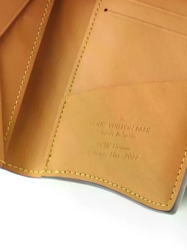 LOUIS VUITTON Pocket Organizer Limited Edition Blurry Monogram Canvas Small Wallets - Brown
