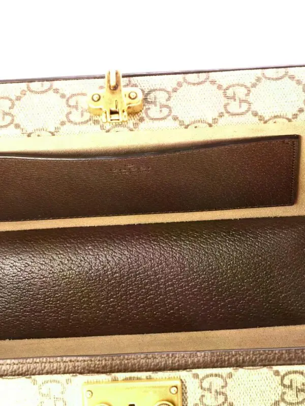 Gucci Ophidia Box Messenger Bag Gg Coated Canvas Crossbody Bag