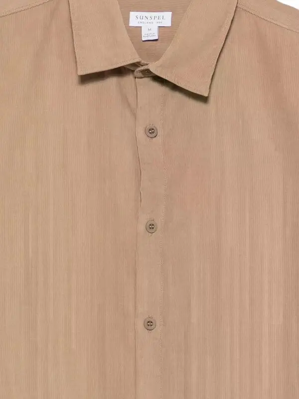Sunspel Corduroy Long-sleeve Shirt