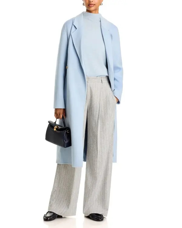 Hugo Boss Tiana Wide Leg Pleated Pants