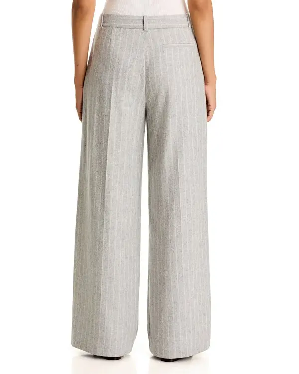 Hugo Boss Tiana Wide Leg Pleated Pants