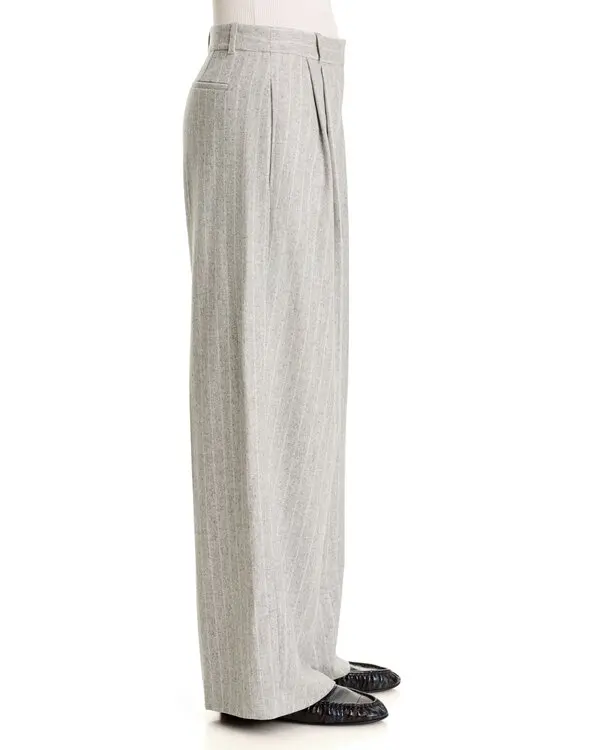Hugo Boss Tiana Wide Leg Pleated Pants