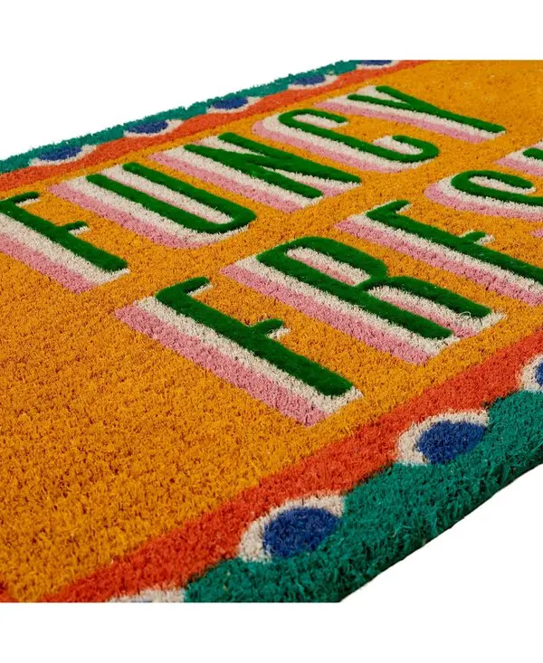 ZSA ZSA ZSU Kerala Funcy Coir Doormat, 18 X 30
