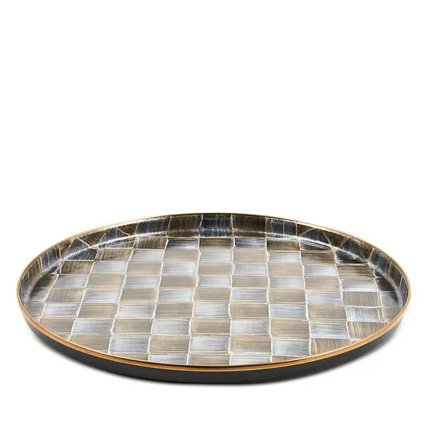 MACKENZIE-CHILDS Sophisticheck Round Tray