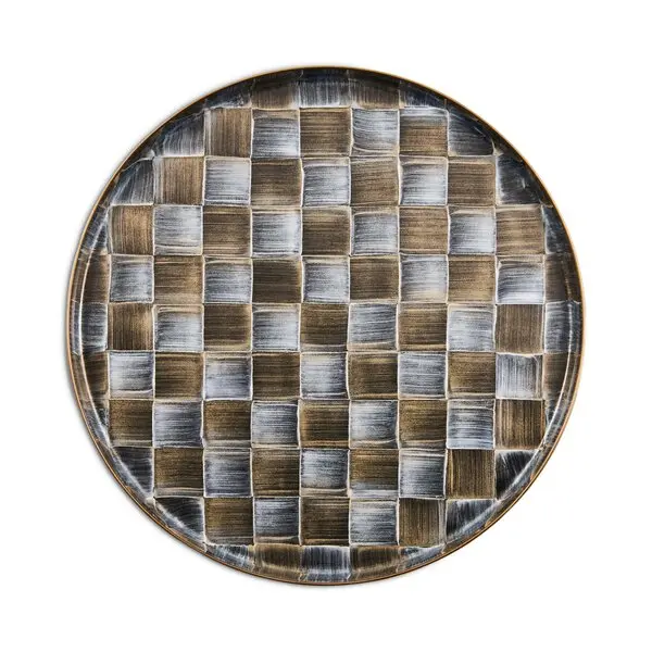 MACKENZIE-CHILDS Sophisticheck Round Tray