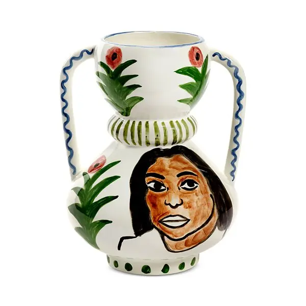 SERAX X Shurleey Mamey Santiago De Borja Hand Painted Vase - Multi