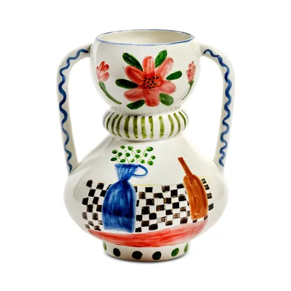 SERAX X Shurleey Mamey Santiago De Borja Hand Painted Vase