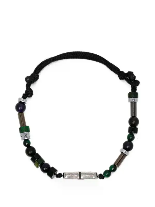 Balenciaga Bb Icon Beads Bracelet - Silver