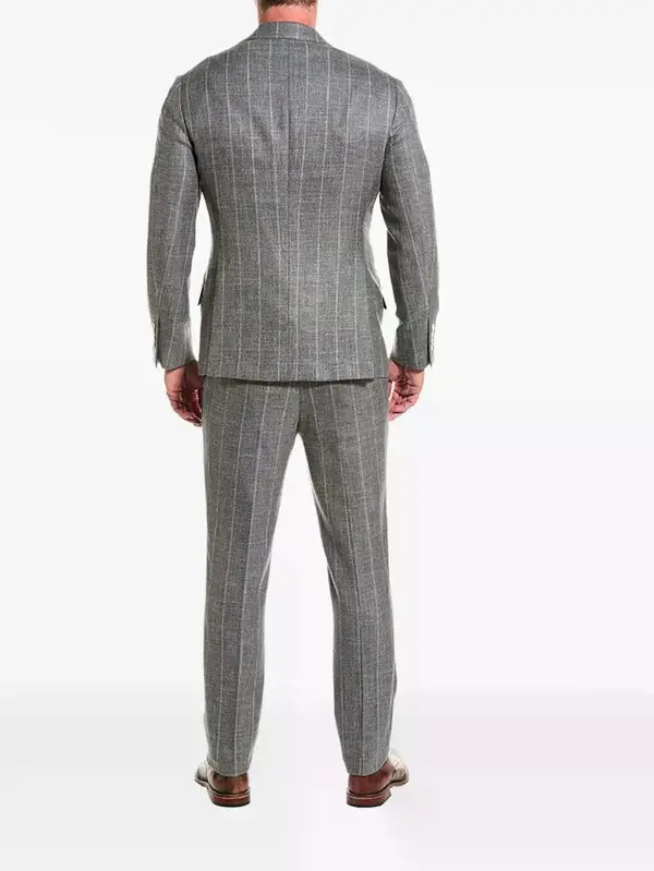 Brunello Cucinelli Pinstripe Linen Suit