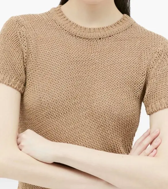 AYA MUSE Atele Knitted Crewneck T-shirt