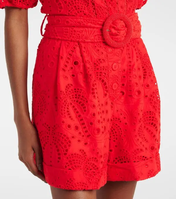 Farm Rio Broderie Anglaise Cotton Romper