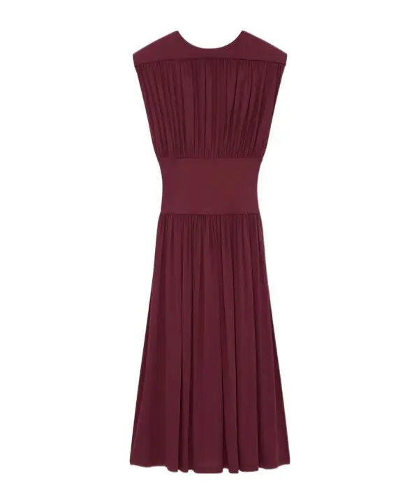 ANINE BING Pleated Dress - Red
