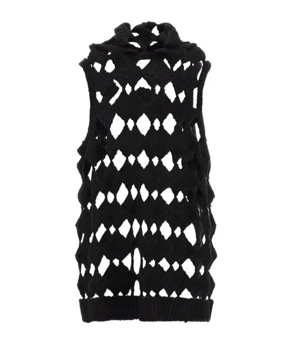 Rick Owens Sarutanya Cut-out Knitted Top - No