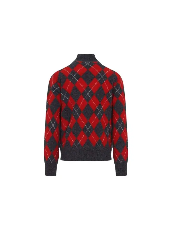 AMI Paris Long-sleeve Knit Top