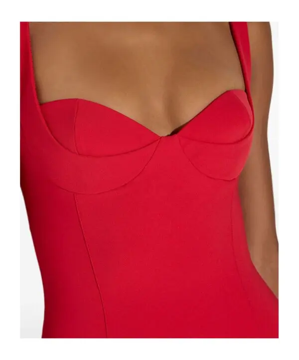 Elisabetta Franchi Technical Fabric Dress