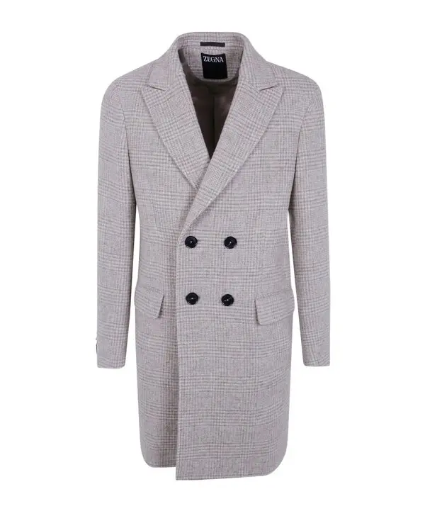 Zegna Z Luxury Tailoring' Regular Coat - Medium Grey