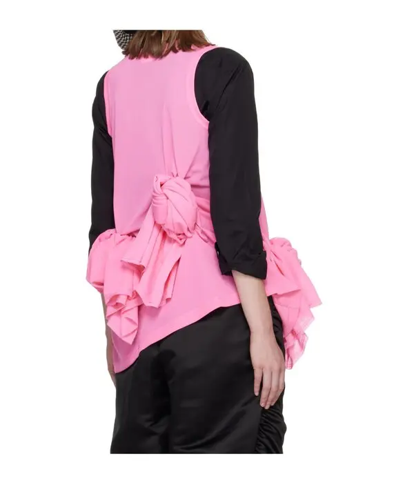 Comme Des Garçons Pleated Sleeveless Top