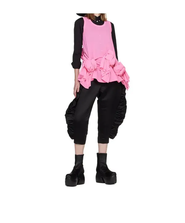 Comme Des Garçons Pleated Sleeveless Top