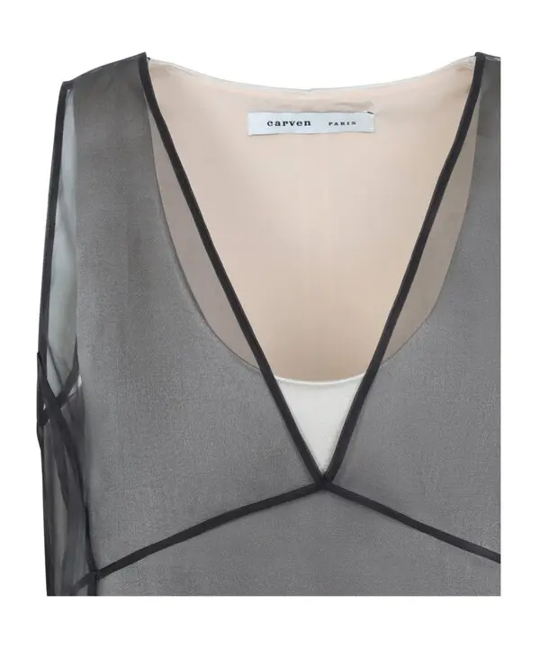 Carven V-neck Dress