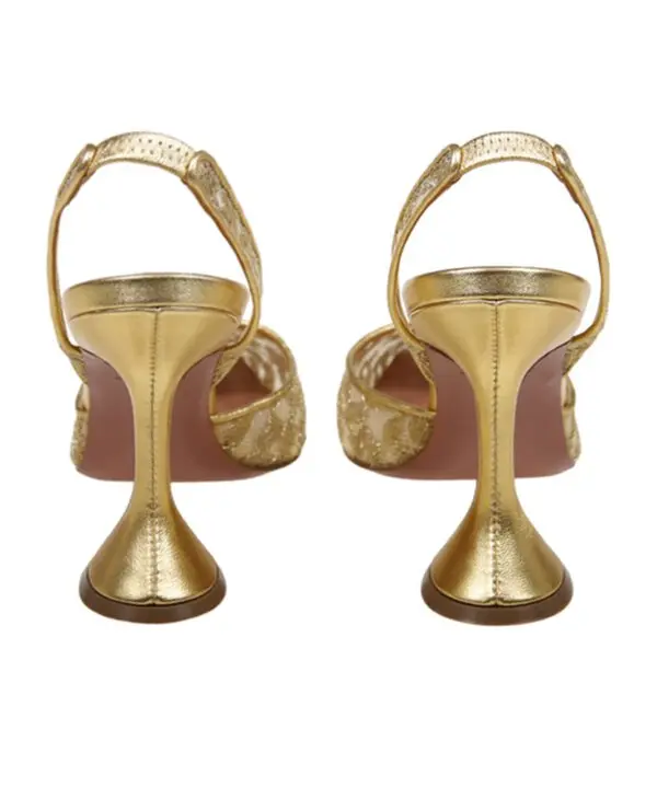 Amina Muaddi Pointed-toe High-heeled Sandals