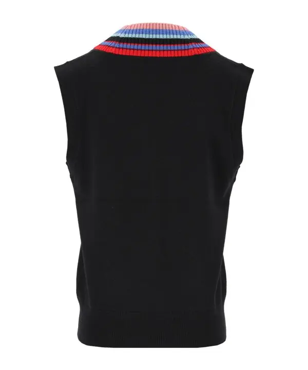 Dries Van Noten V-neck Sleeveless Knit Vest