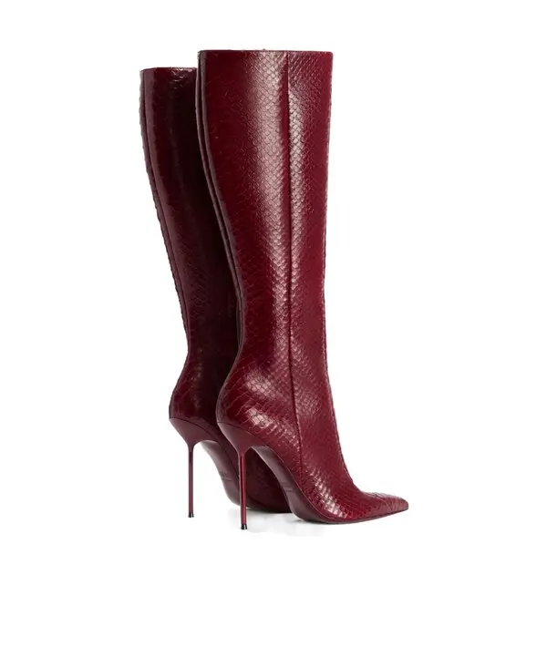 Paris Texas Lidia 105 Embossed Knee-high Boots