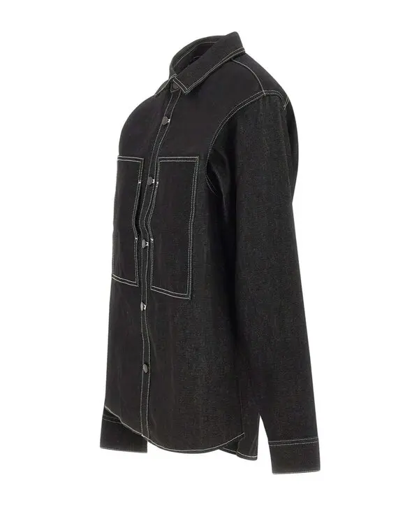 ENTIRE STUDIOS Snap-button Denim Shirt