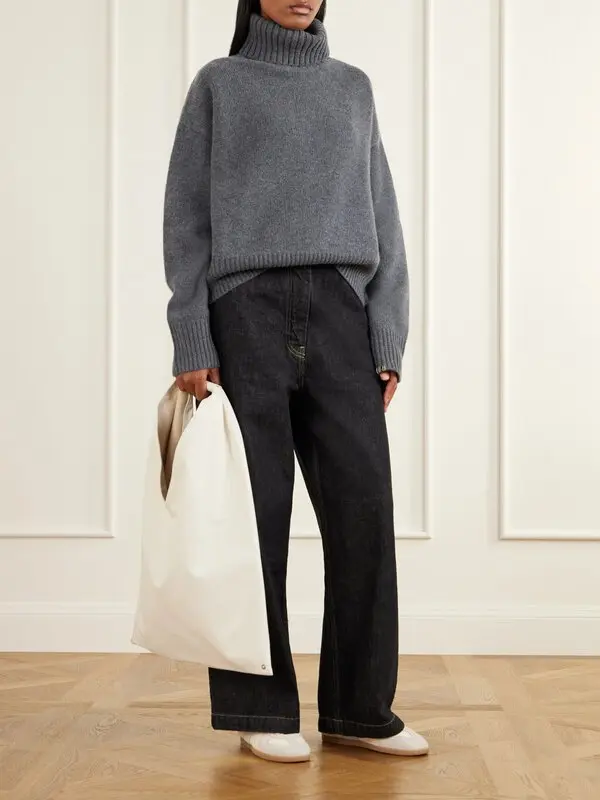 MAISON MARGIELA Japanese Leather-trimmed Vegan Material Tote - Neutrals