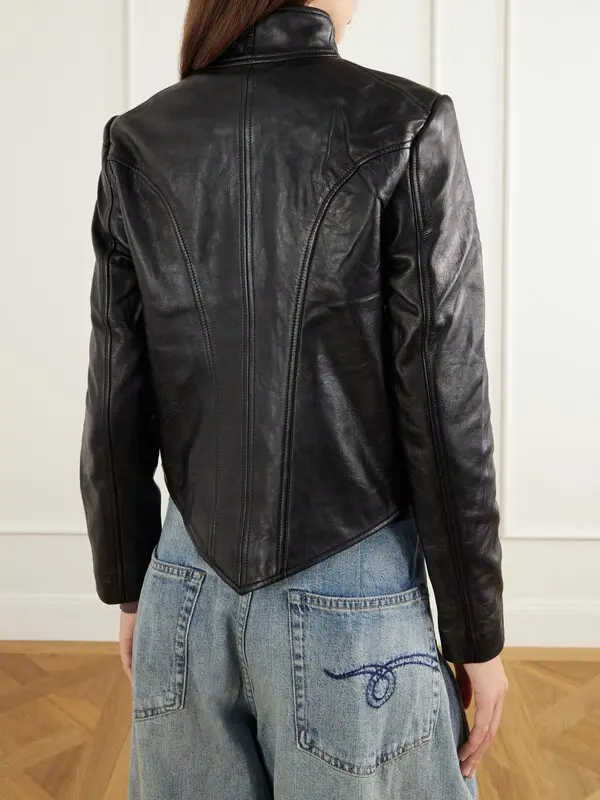 R13 Asymmetric Leather Jacket