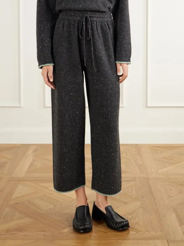 Calle Del Mar Donegal Cashmere Wide-leg Pants
