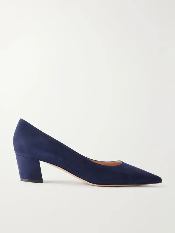 GIANVITO ROSSI New Piper 45 Suede Pumps