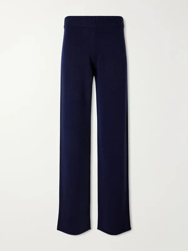 JAMES PERSE Cashmere Wide-leg Pants - Blue