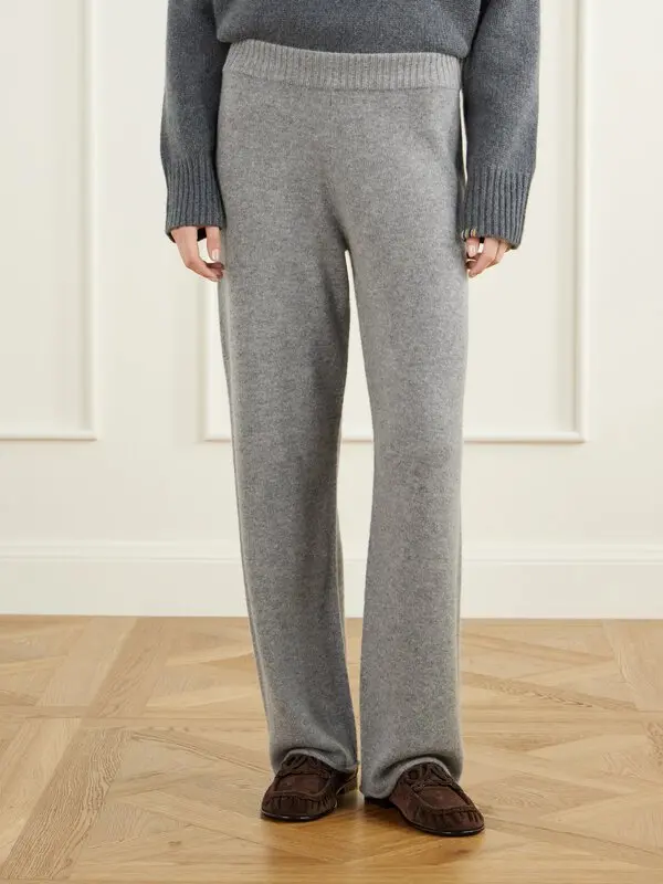 JAMES PERSE Cashmere Wide-leg Pants