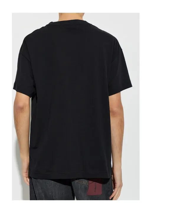 Palm Angels Brushed Palm Tree Crewneck T-shirt