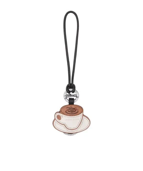 Longchamp Coffee Shaped Key Ring