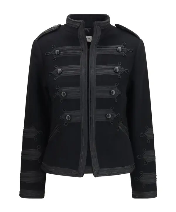 P.a.r.o.s.h Long-sleeved Casual Jacket - Black