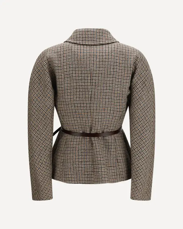 P.a.r.o.s.h Houndstooth Casual Jacket - Multicolor