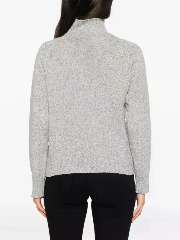 ZANETTI High-neck Raglan-sleeve Sweater