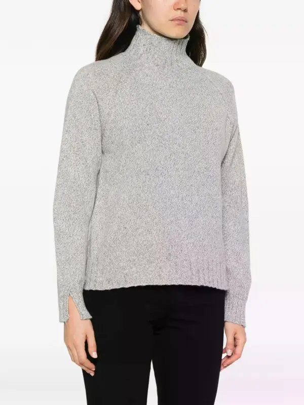 ZANETTI High-neck Raglan-sleeve Sweater
