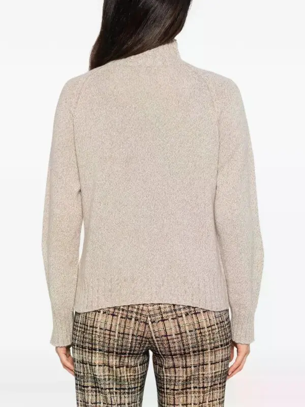 ZANETTI High-neck Raglan-sleeve Sweater