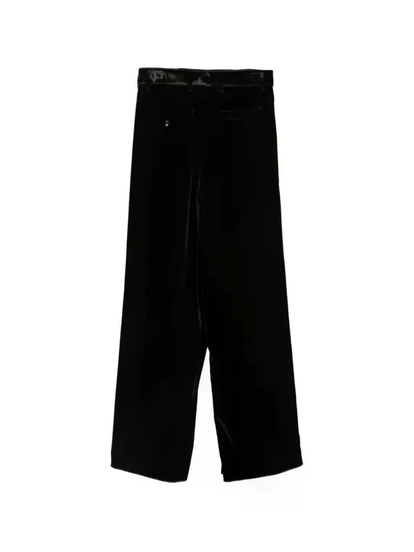 ANN DEMEULEMEESTER Velvet Trousers