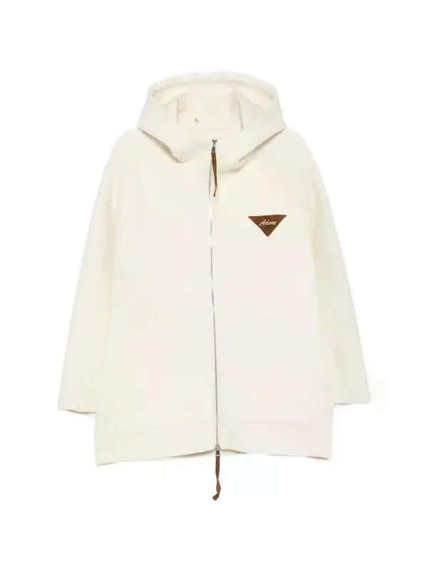 AVA ADORE Logo-patch Hooded Jacket